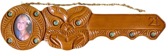 21st key Tiki face – The Maori Shop